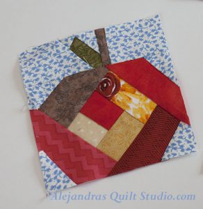 Pumpking paper piecing | Alejandra's Quilt Studio