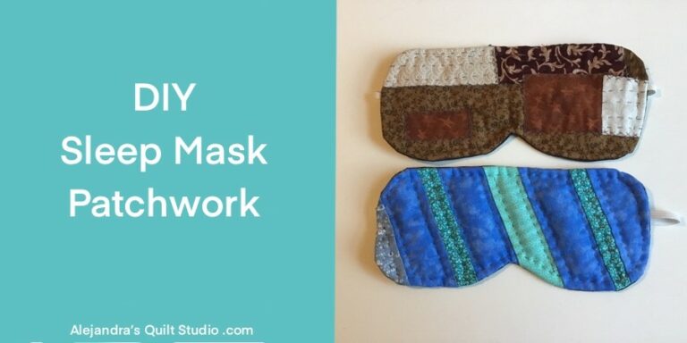 DIY Sleep Mask Patchwork
