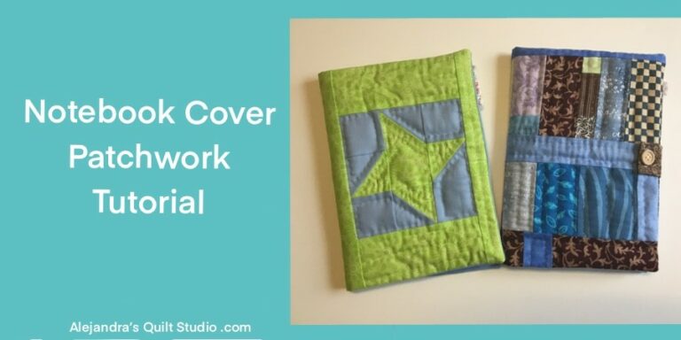 Notebook Cover Patchwork Tutorial