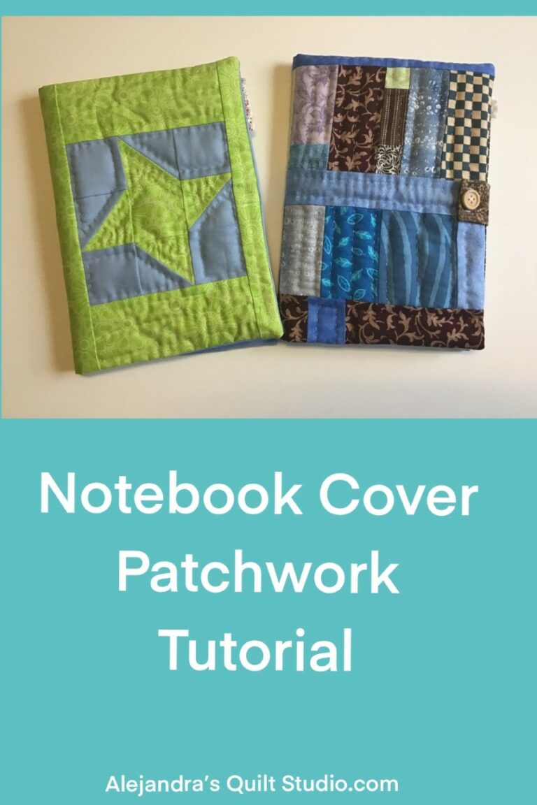 Notebook Cover Patchwork Tutorial