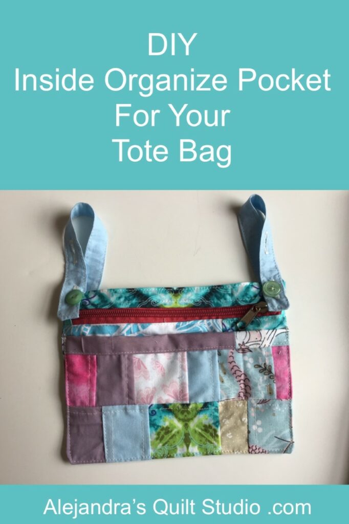 Inside Organize Pocket For Your Tote Bag (Tutorial)